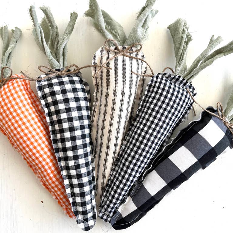Rustic Fabric Carrots | Flair Boutique